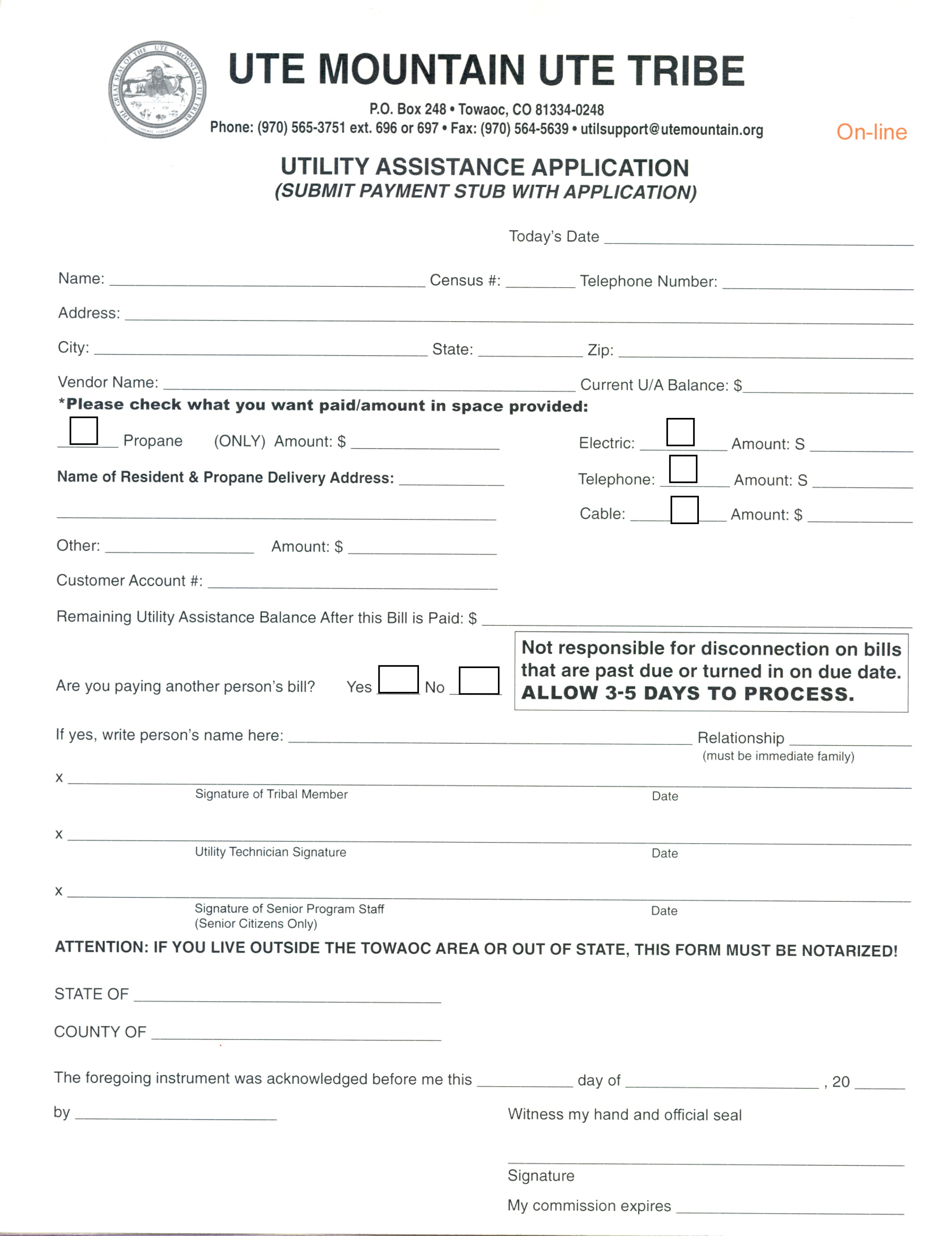 Utility Department